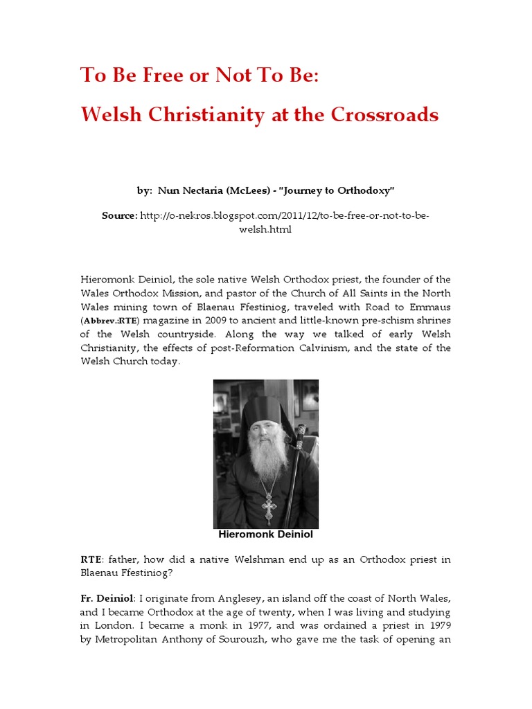 Welsh Christianity at The Crossroads | PDF | Methodism | Anglican