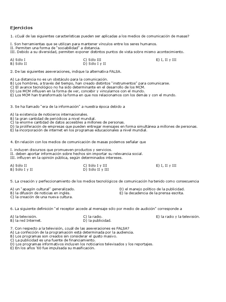 Evaluación de Medios de Comunicación Masiva | PDF | Propaganda | Publicidad