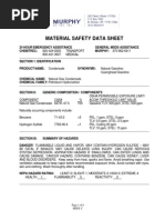 MSDS NP Unleaded Petrol | PDF | Gasoline | Benzene