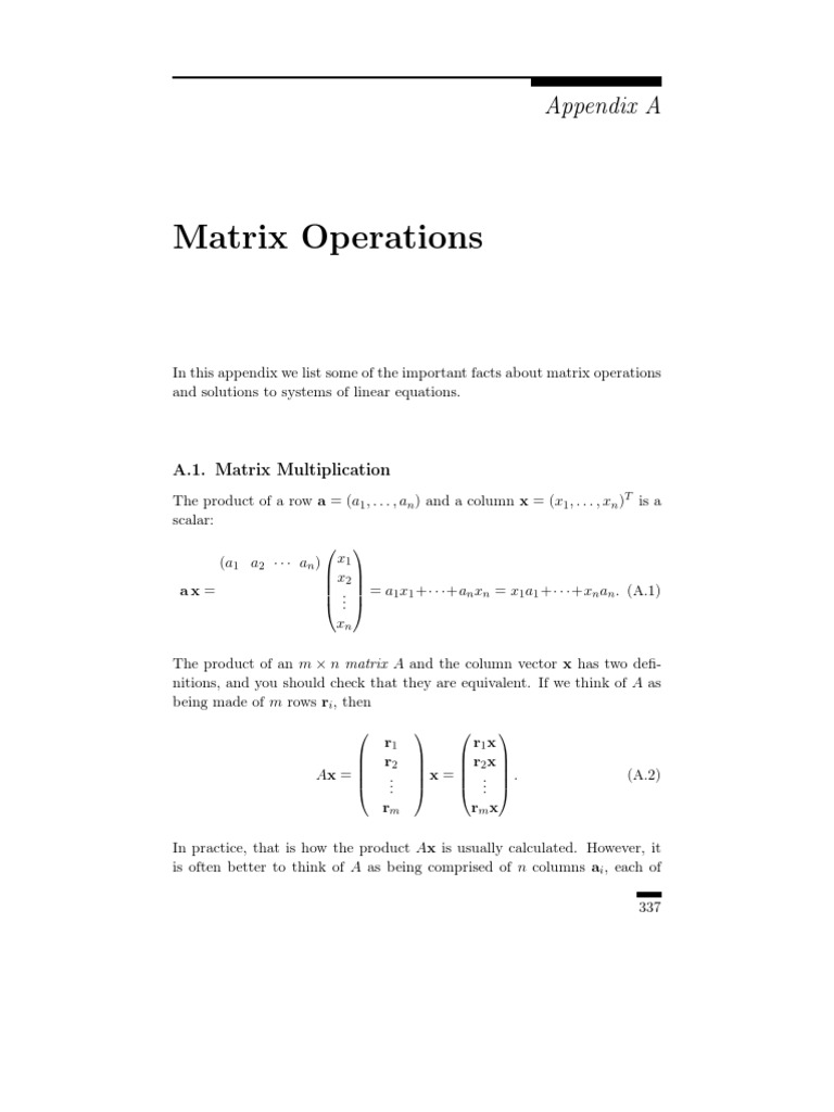 Matrix | PDF