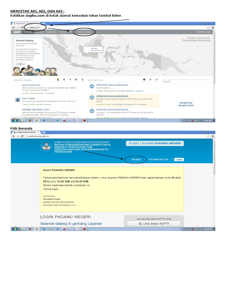 Cetak Form A01, A02, A03 | PDF