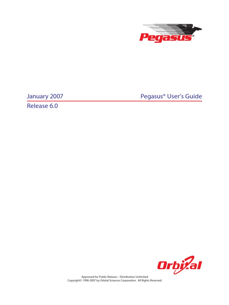Pegasus Launch Vehicle Users Guide | PDF | Launch Vehicle | Spaceflight
