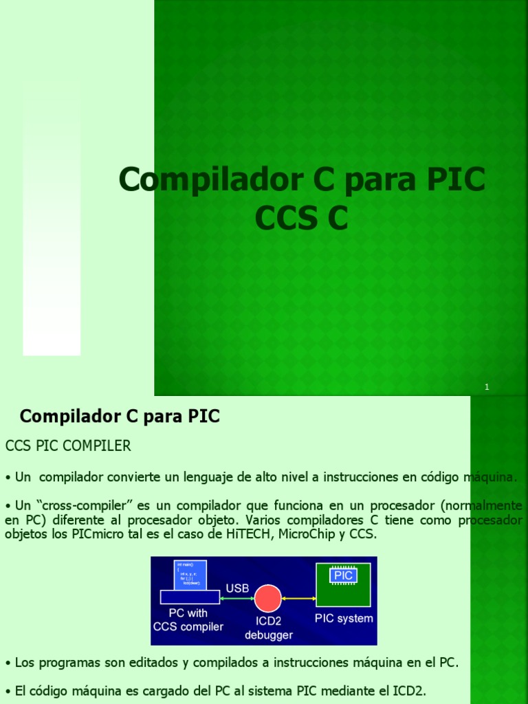 Curso en C para Pic Ccs | PDF | Microcontrolador Pic | Compilador