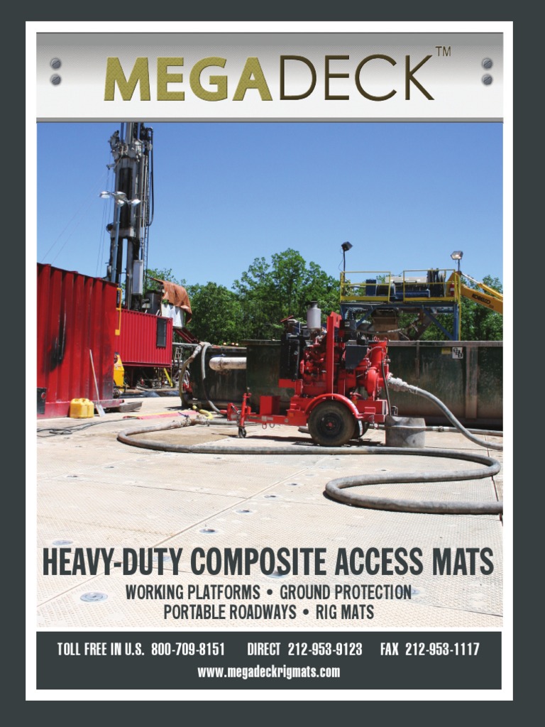 MegaDeck Heavy-Duty Composite Access Mats | PDF | Wood | Industries