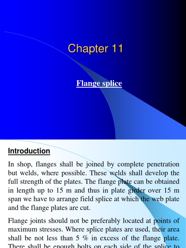 11 Flange Splice | PDF