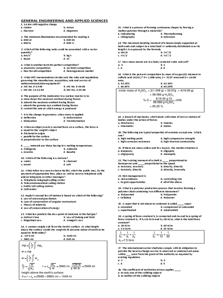 GEAS Evaluation 6 | PDF | Density | Momentum