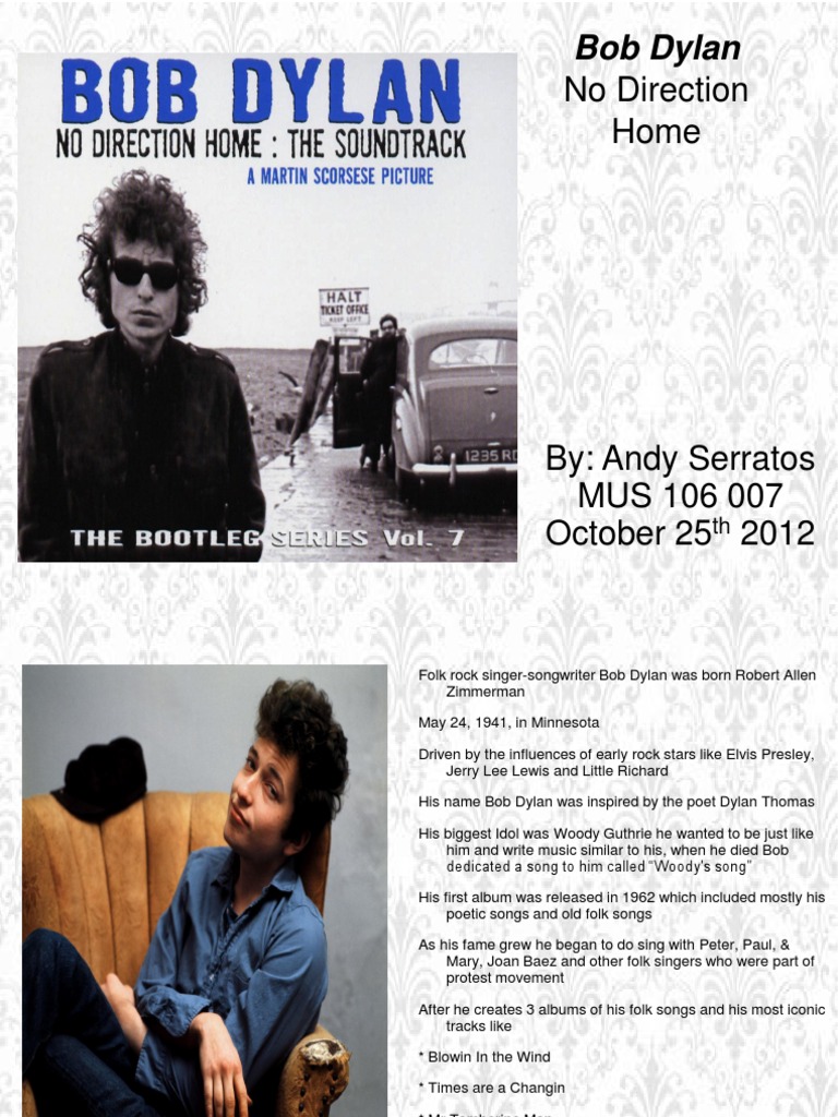 Bob Dylan Powerpoint | PDF | Bob Dylan | Rock Music