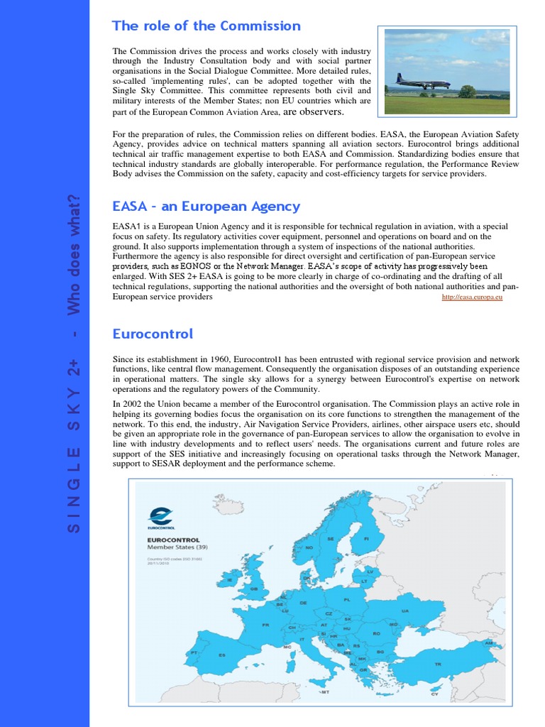 Roles and Responsibilities in the European Aviation Regulatory ...