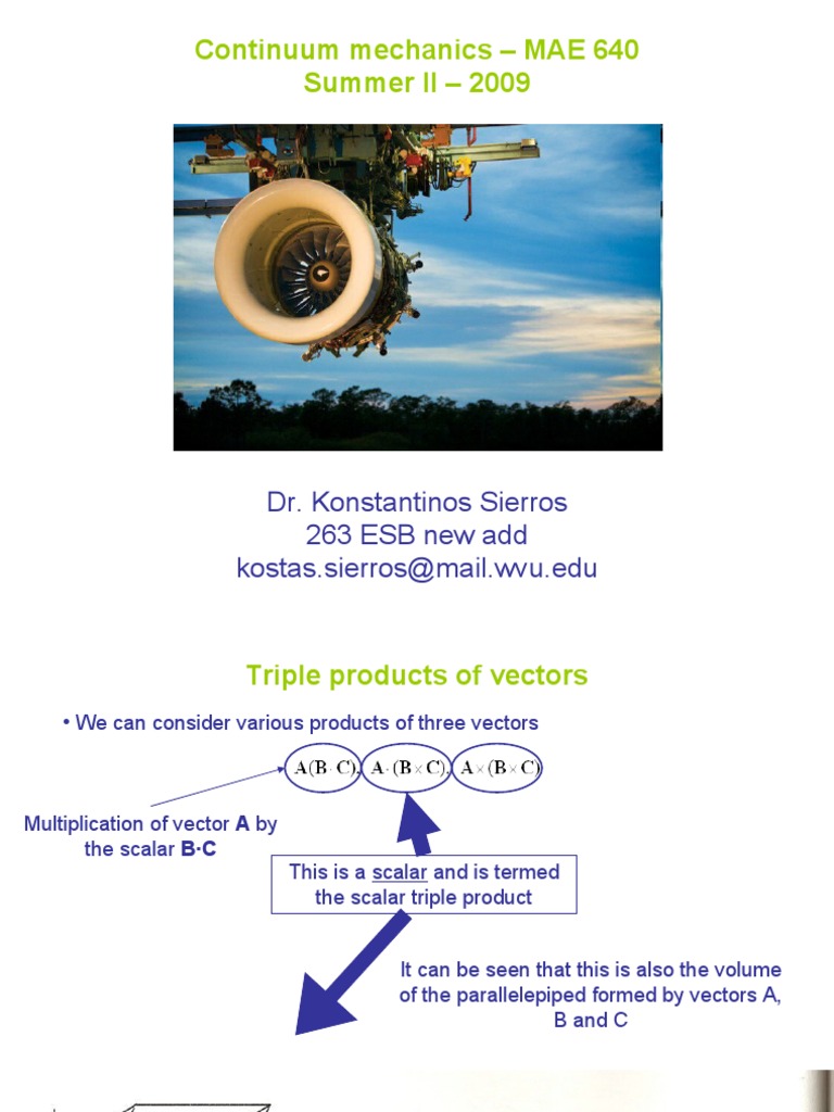 MAE 640 Lec3 | PDF | Matrix (Mathematics) | Basis (Linear Algebra)
