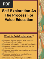 SELF EXPLORATION PPT of Human Value | PDF | Self | Thought