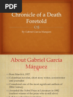 Chronicle of A Death Foretold | PDF | Gabriel García Márquez
