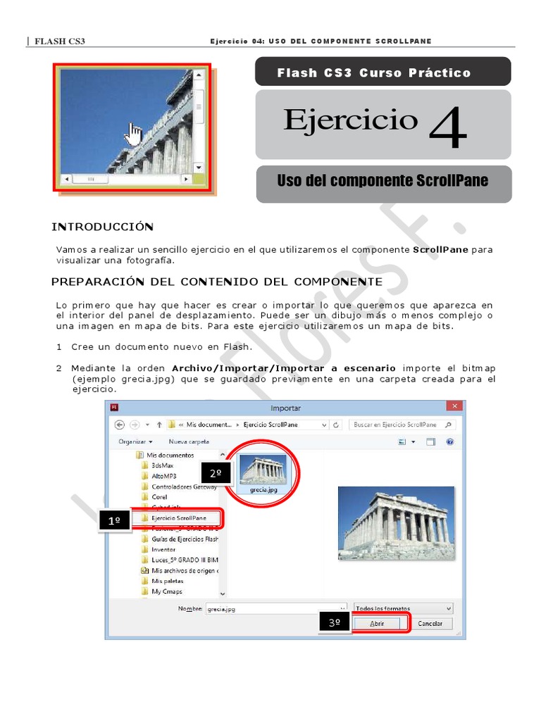 4 - Uso Del Componente ScrollPane | PDF | Ventana (informática) | Point and Click