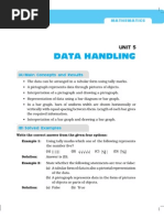 Mathematics Unit 7 Data Handling Worksheet and Answer Key | PDF | Mean ...