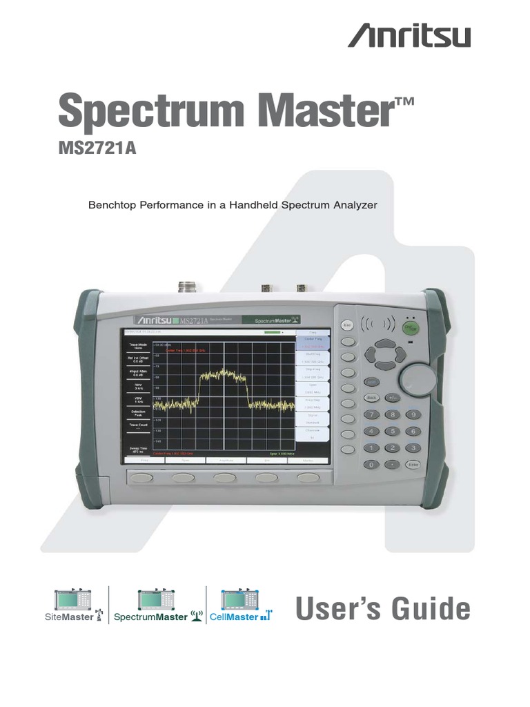 Spectrum Master 2721A User Guide | PDF | Ip Address | Gateway ...