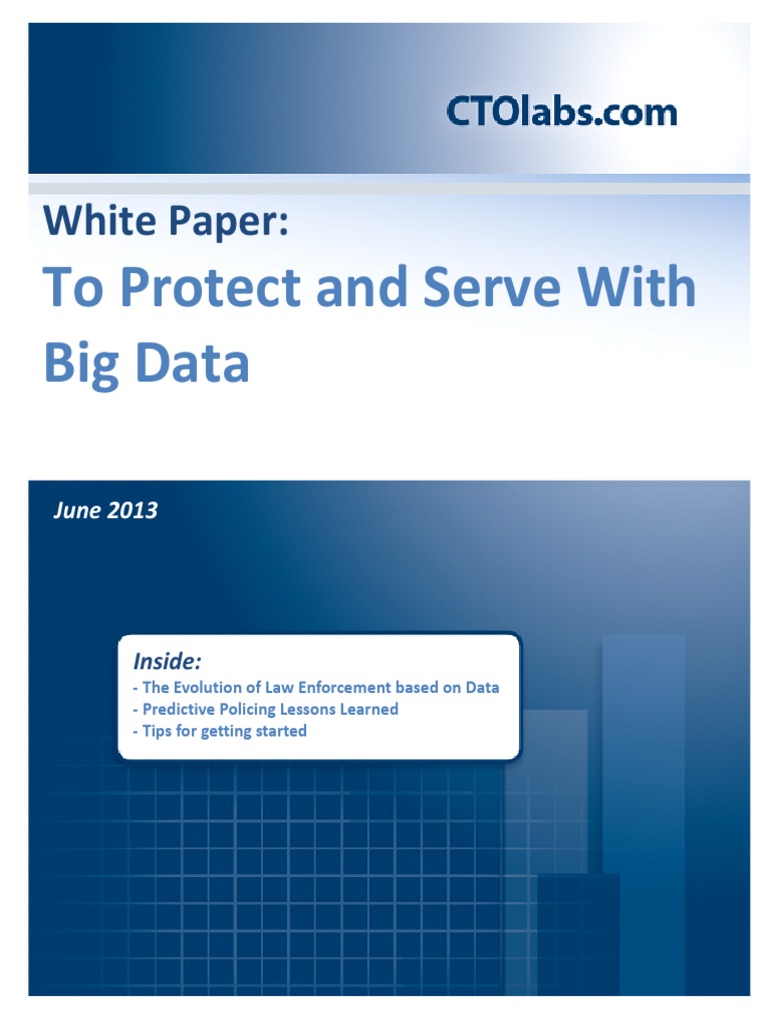 Predictive Policing and Big Data | PDF | Big Data | Police