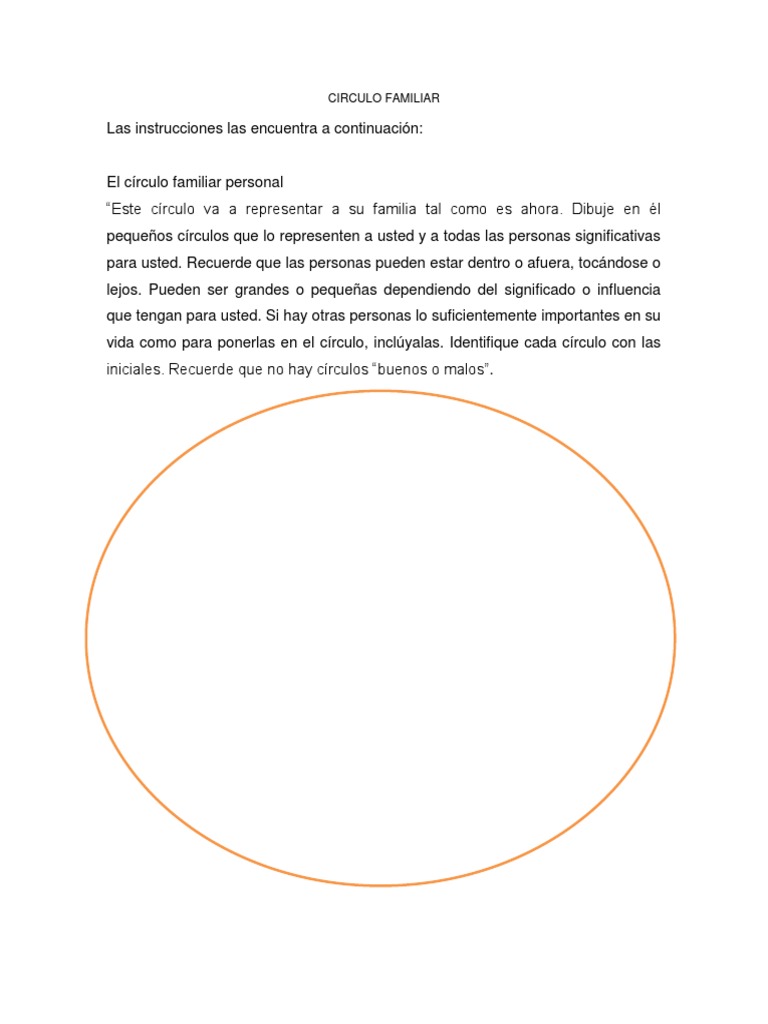 Circulo Familiar | PDF