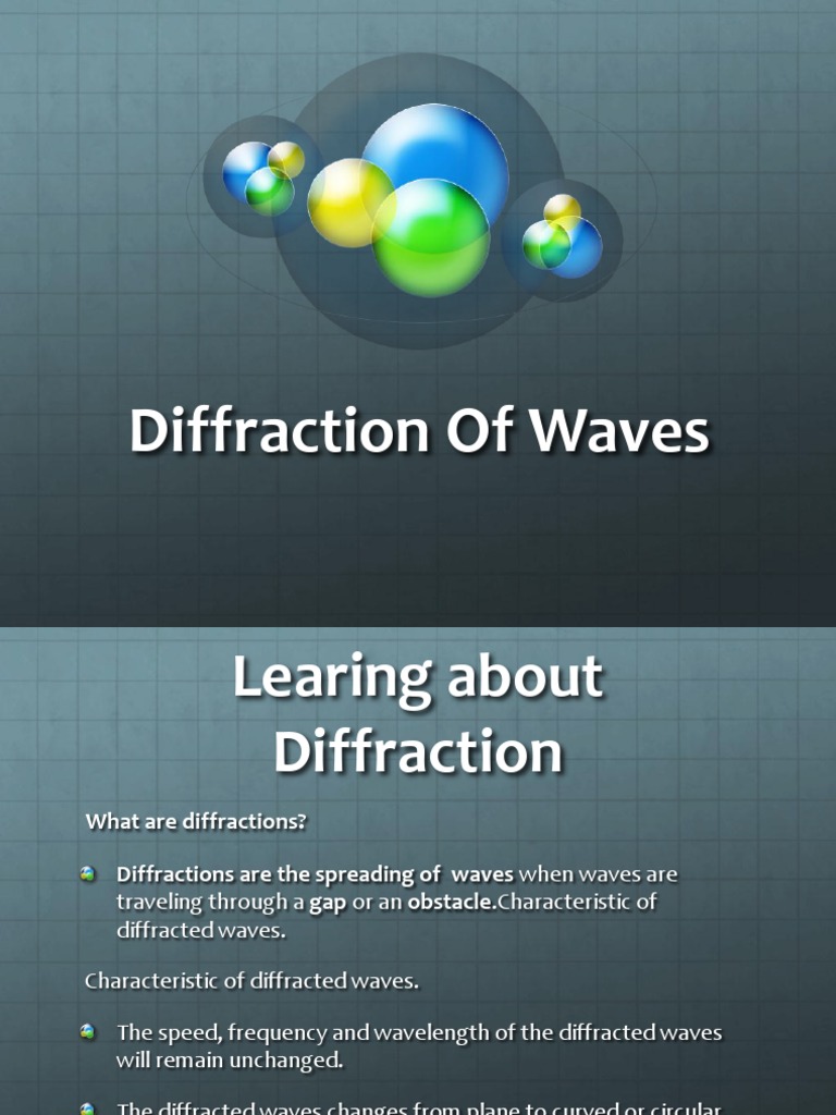 Understanding Wave Diffraction | PDF | Science & Mathematics