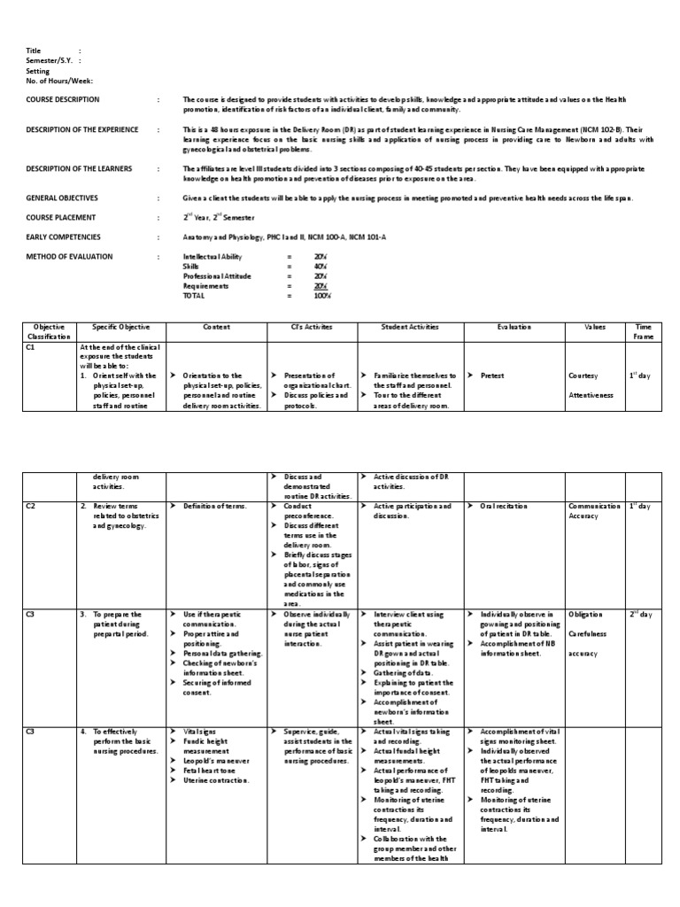 Clinical Teaching Plan DR | PDF | Nursing | Pharmaceutical Drug