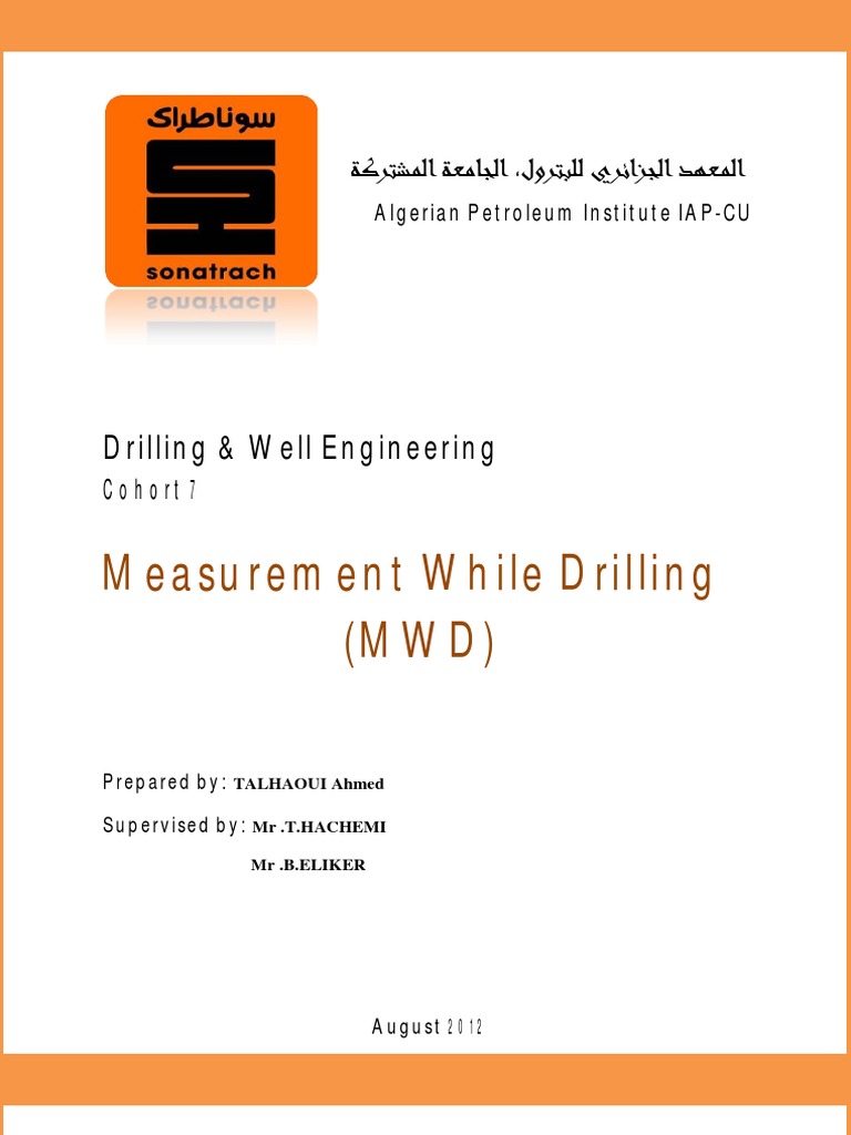 Measurement While Drilling (MWD) | PDF | Physics | Electromagnetism