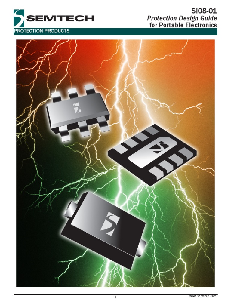 ESD - Portable Product Design Guide SI08-1 | PDF | Electrostatic ...