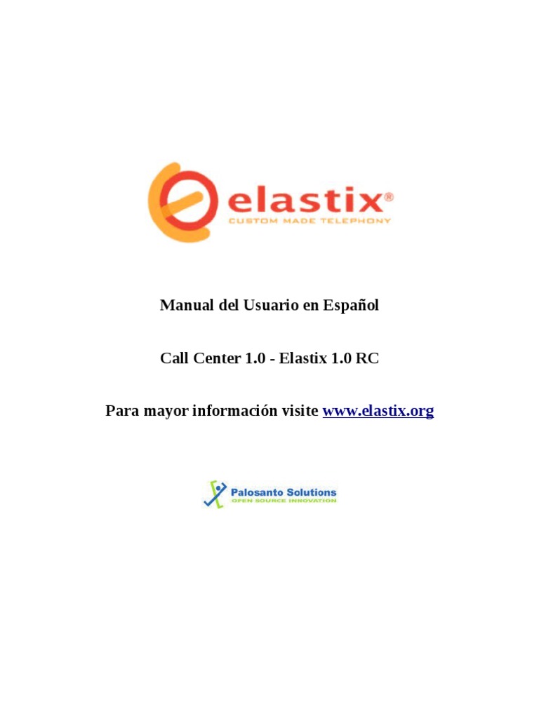 Elastix Call Center Manual Es | PDF | Centro de llamadas | Valores Separados por Comas