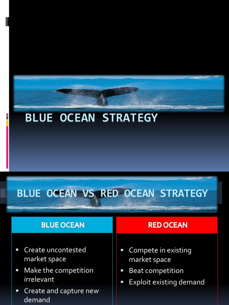 Blue Ocean vs Red Ocean Strategy | Strategic Management | Digital ...