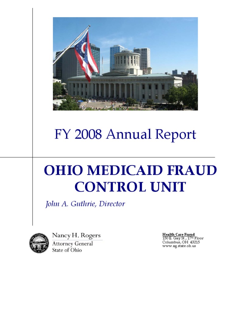 Ohio Medicaid Fraud Control Unit 2008 Report | PDF | Probation | Home Care