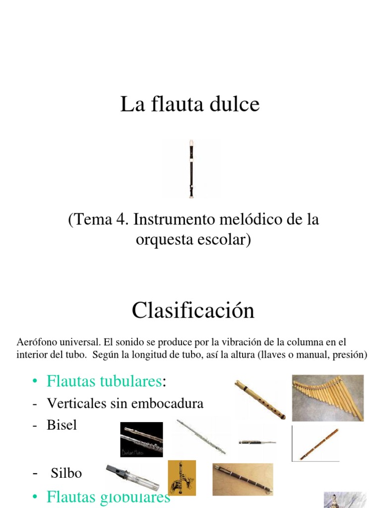 La Flauta Dulce | PDF | Flauta | Grabadora (instrumento musical)