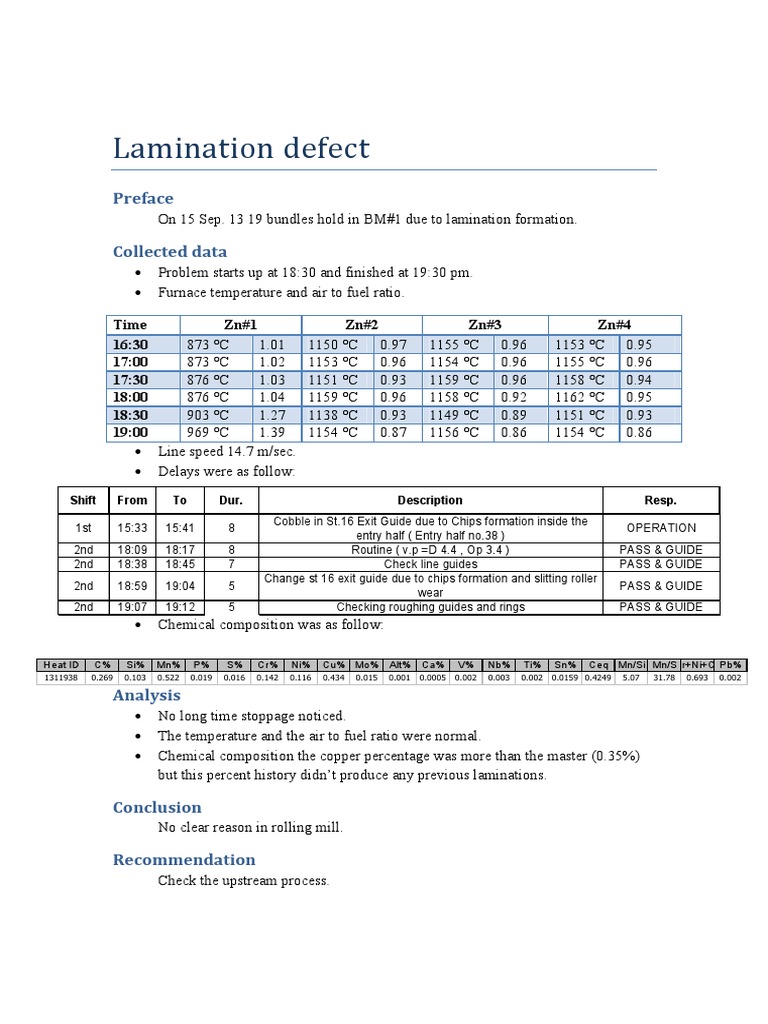 Lamination Defect | PDF
