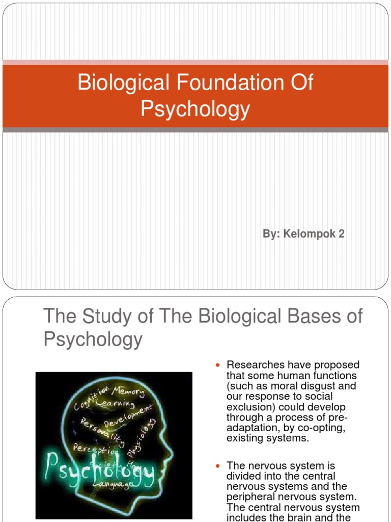 Biological Foundations of Psychology | PDF | Science & Mathematics ...