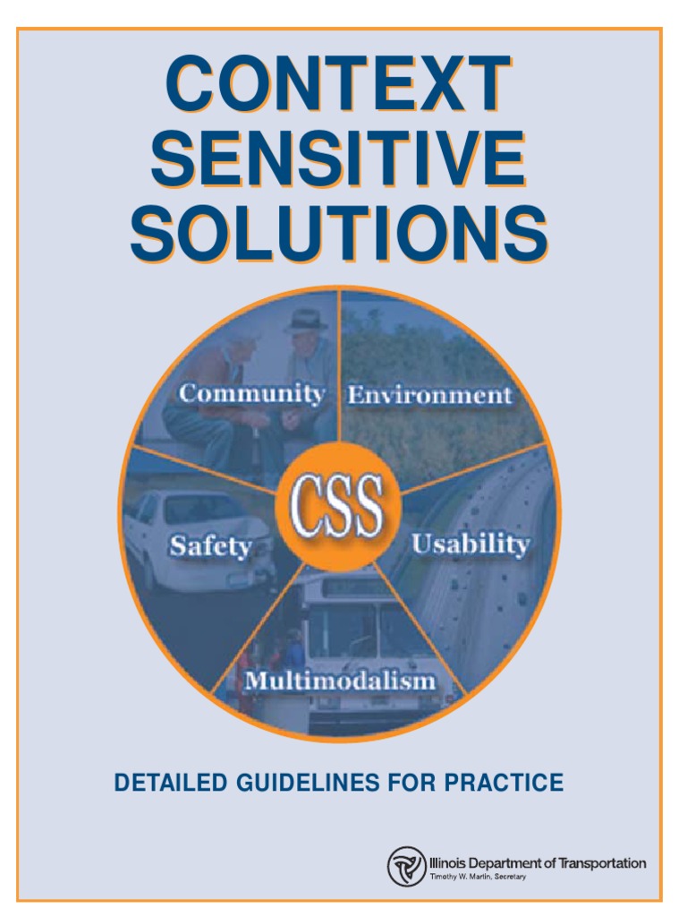 Context Sensitive Solutions | PDF | Feasibility Study | Traffic
