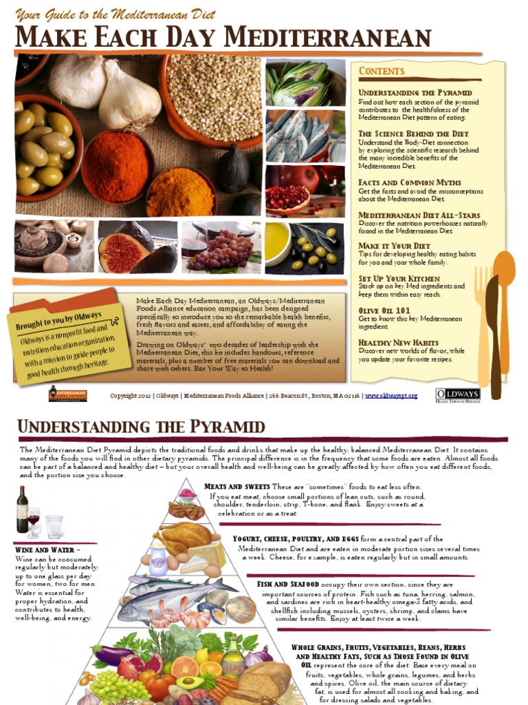 Mediterranean Diet | PDF | Mediterranean Diet | Healthy Diet