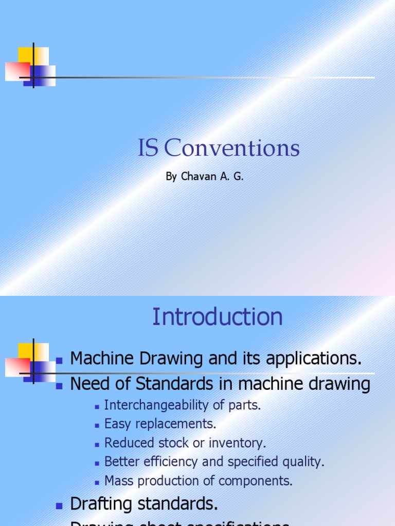 Machine Drawing Conventions Guide | PDF | Technology & Engineering ...