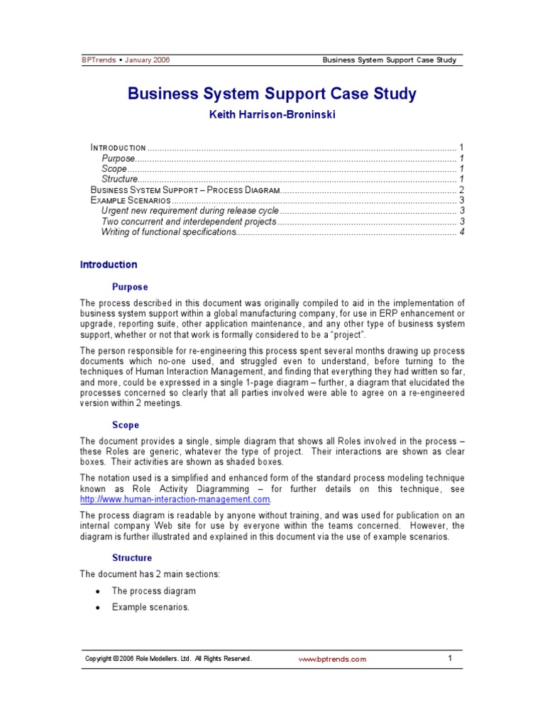 Sample BRD | Business Process | Specification (Technical Standard)