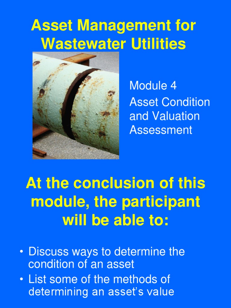 Asset Management Presentation | PDF | Sanitary Sewer | Business