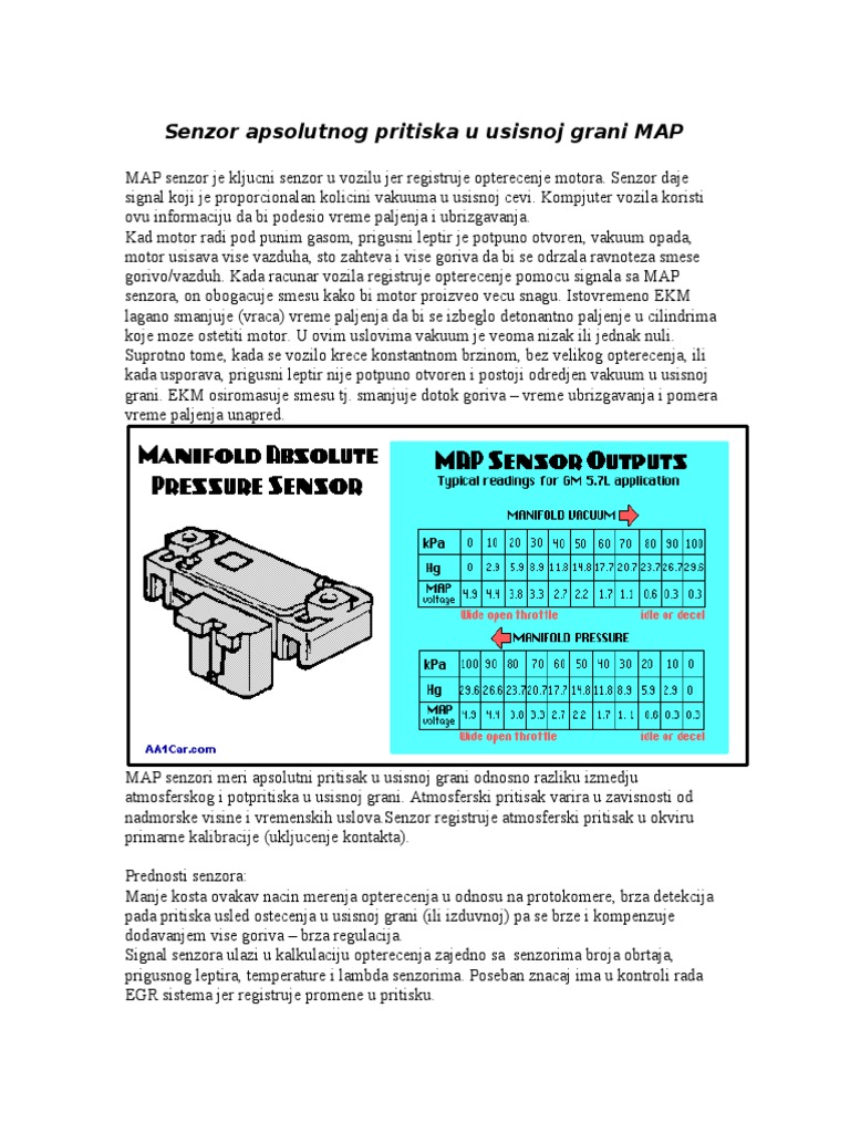 Senzor Map | PDF