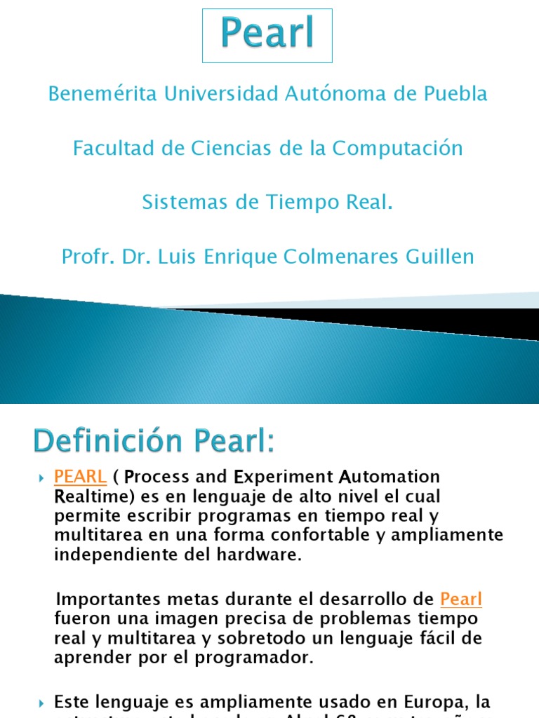 S Pearl | PDF | Lenguaje de programación | Compilador