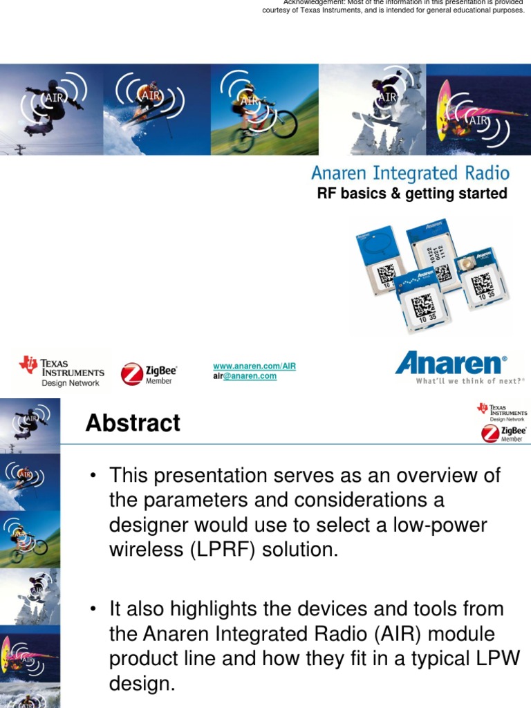 RF Basics and Getting Started | PDF | Modulation | Ieee 802.11