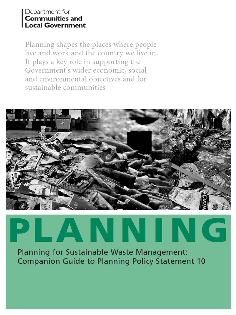 Planning: Planning For Sustainable Waste Management: Companion Guide To ...