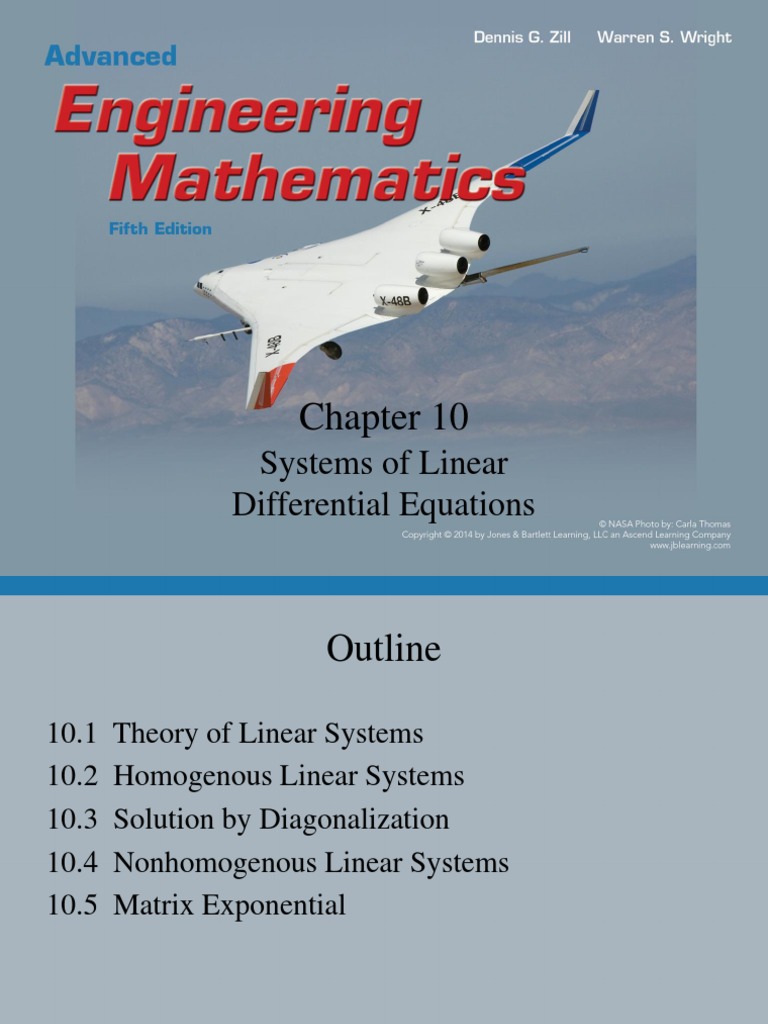 Systems of Linear Differential Equations | PDF | Eigenvalues And ...