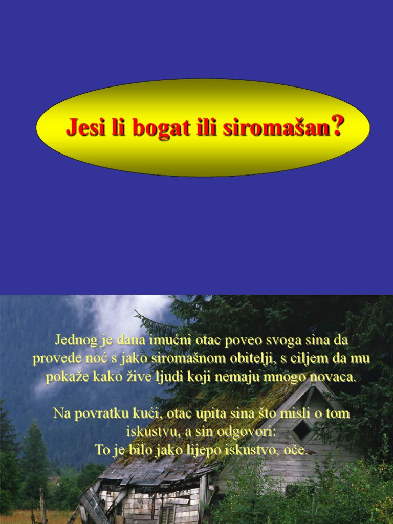 Bogat Ili Siromah | PDF