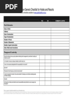 General Manager Daily Checklist | PDF | Economies | Business