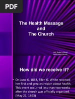Adventist Health Message Overview | PDF | Seventh Day Adventist Church ...