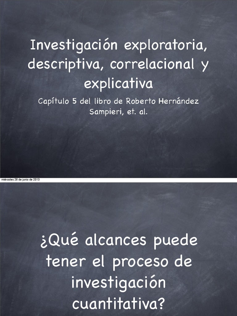 Capítulo 5 HDZ Sampieri | PDF | Conocimiento | Epistemología
