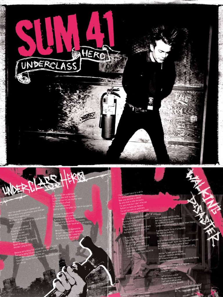 Digital Booklet - Underclass Hero | PDF | Leisure | Entertainment (General)