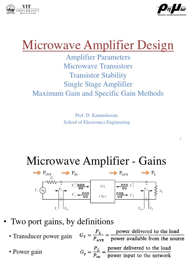 Single Stage Transistor Amplifier: Specific Gain Method | PDF | Amplifier | Telecommunications ...