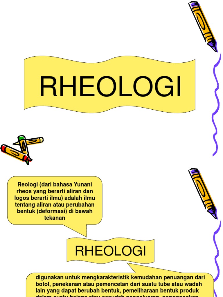 RHEOLOGI | PDF | Metode & Bahan Ajar
