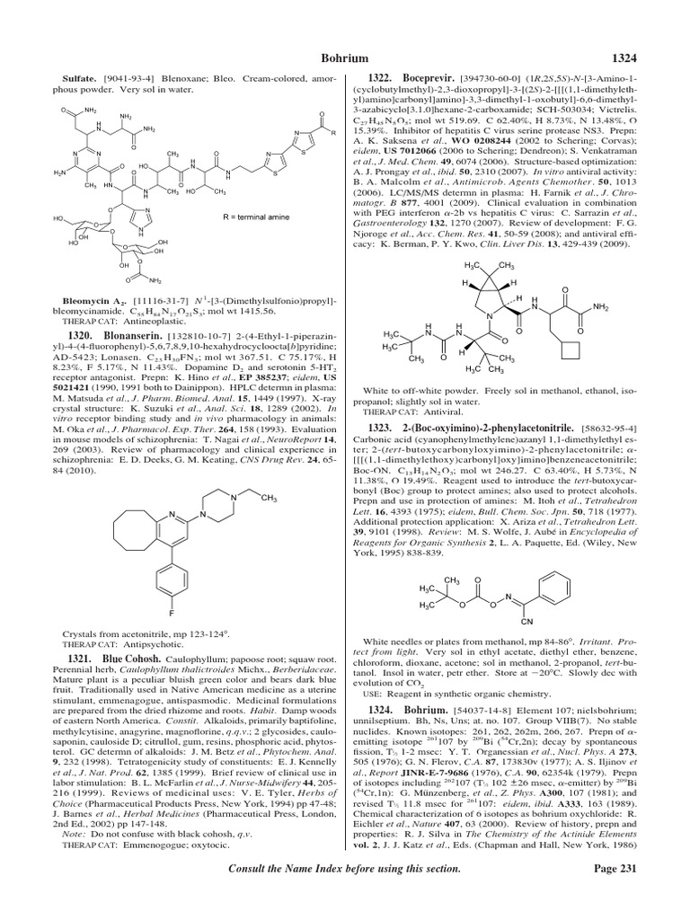 The Merck Index 15 Sample Page 231 | PDF | Chemistry | Medicine