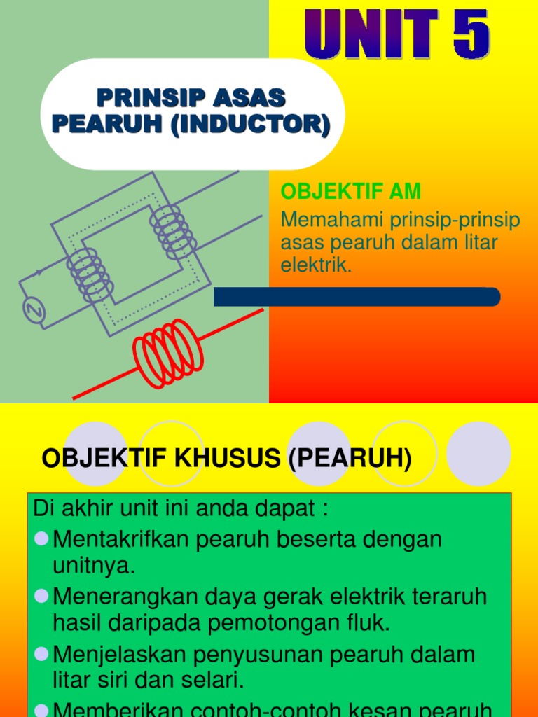 Unit 5 Prinsip Asas Pearuh Inductor | PDF | Teknologi & Rekayasa