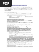 Acknowledgment Receipt Tagalog | PDF